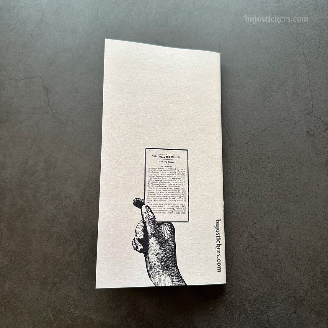 Traveler's Notebook Insert • Regular Size • Vintage Newspaper, Ads ...