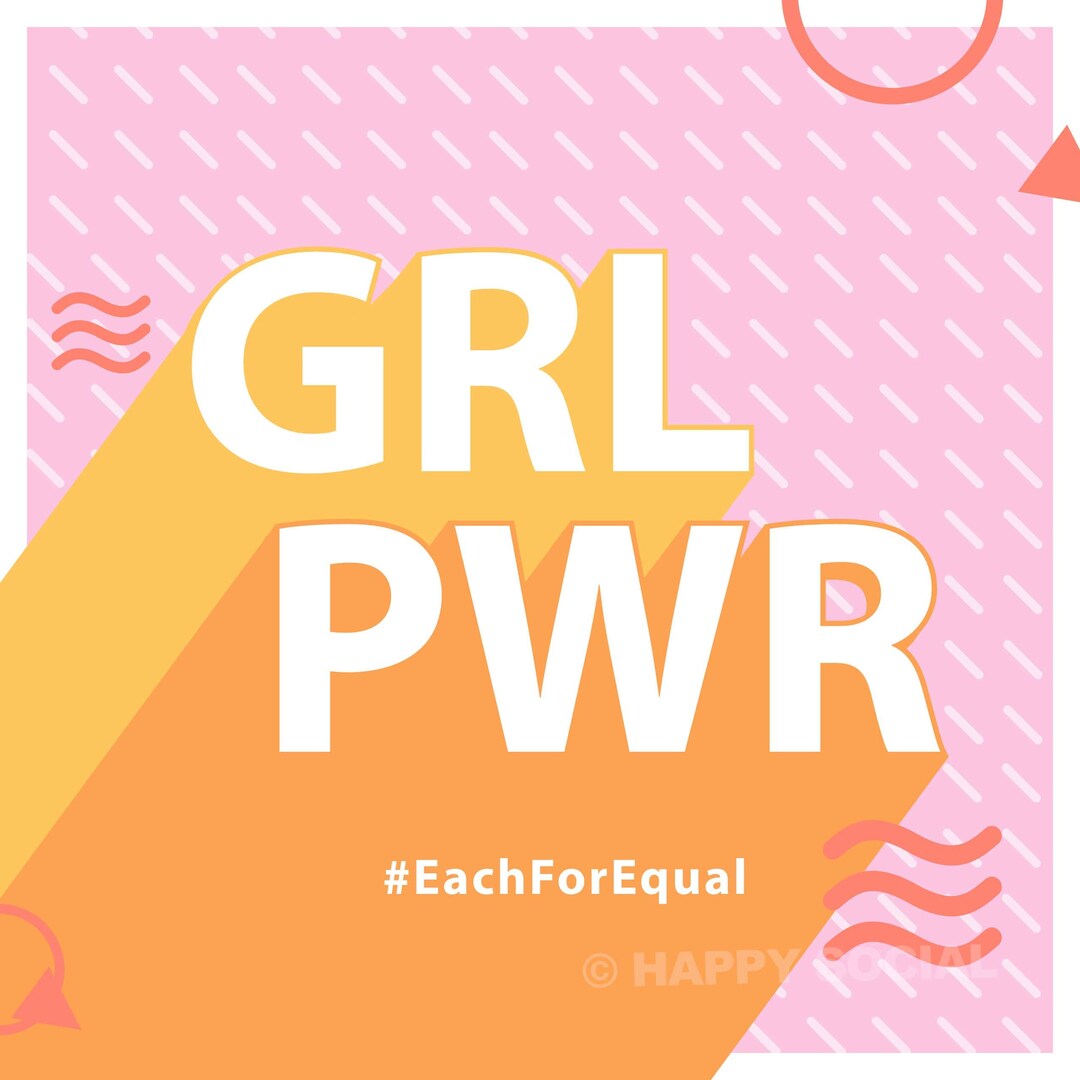 Girl Power Instagram Post - Etsy