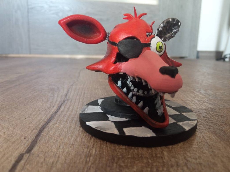 Withered Foxy Head - Etsy