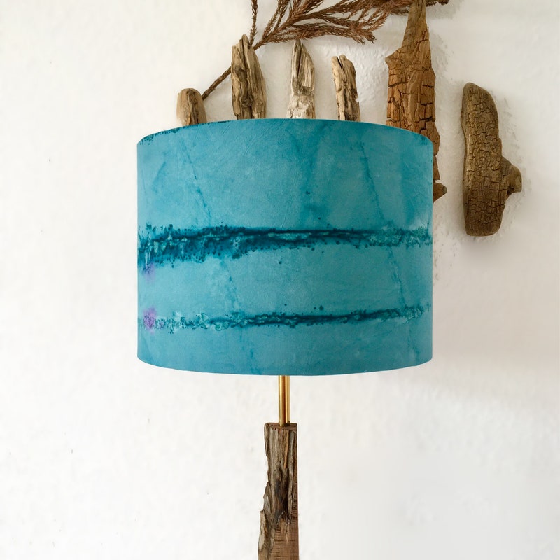 Teal Lampshade - Etsy