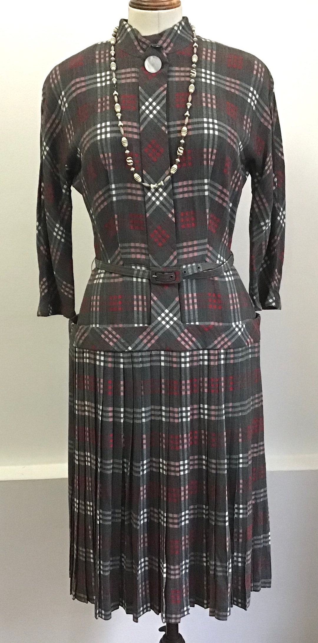 Vintage Kleid 40er Jahre - Etsy.de