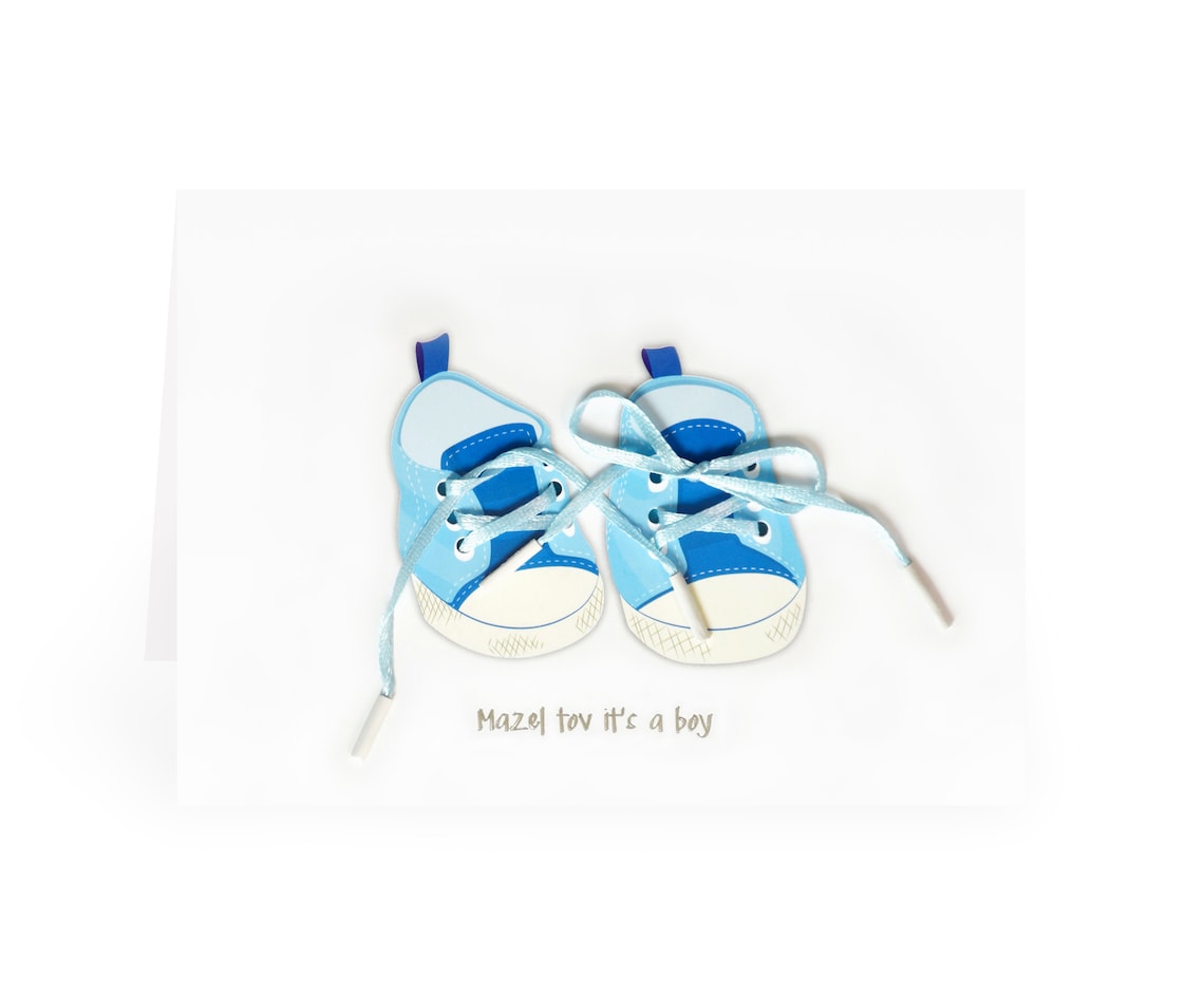 Jewish Baby Boy Baby Boy Jewish Card Mazel Tov Birth of a - Etsy
