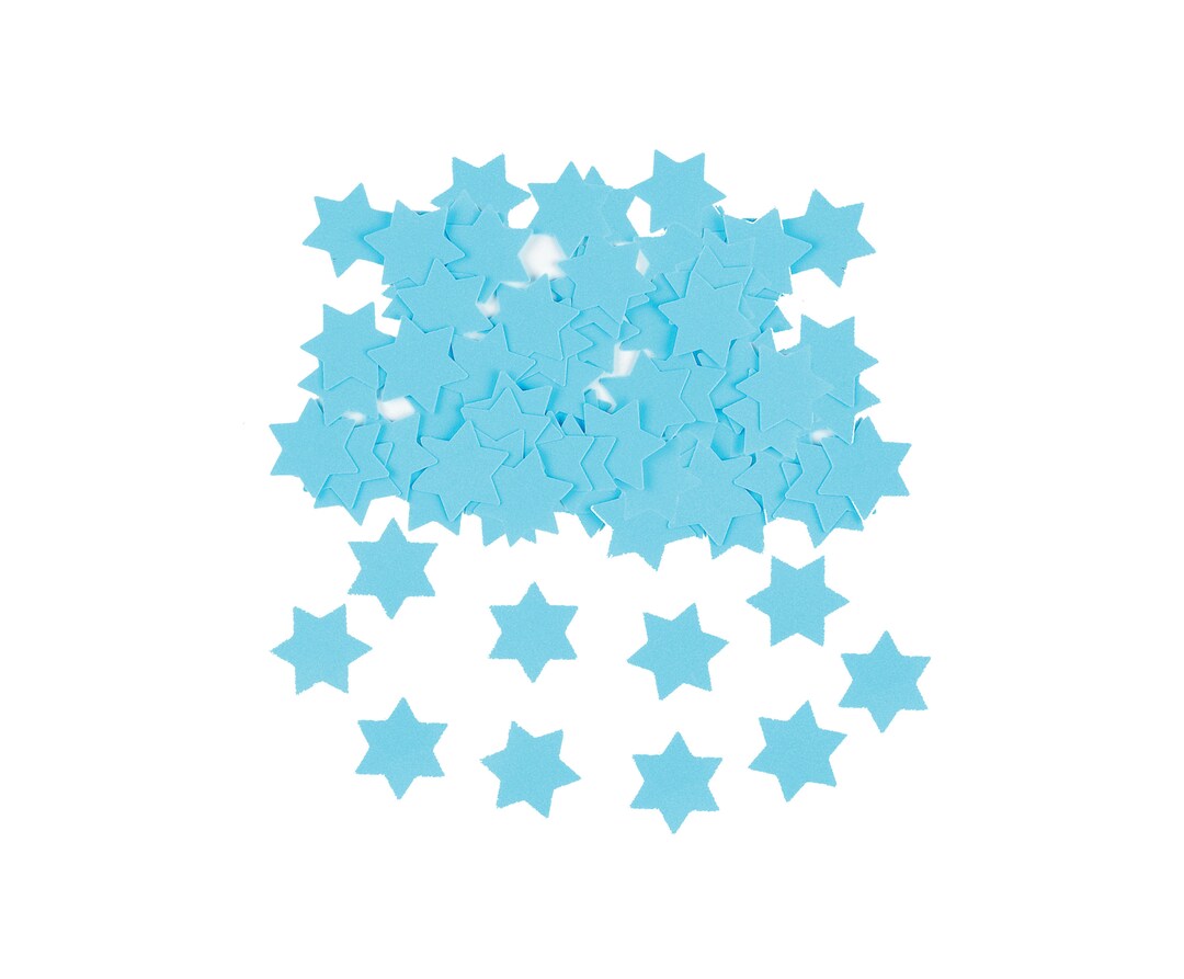Blue Star of David Table Confetti, Jewish Celebrations - Etsy