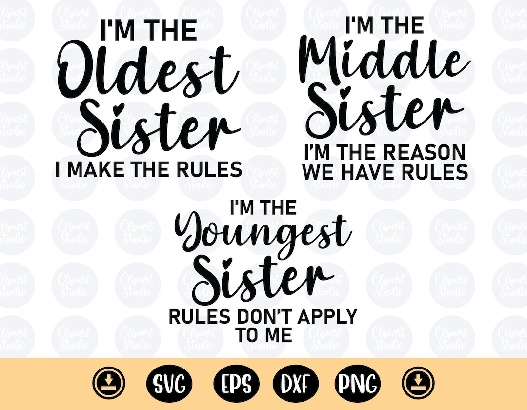 I'm the Oldest Sister, Middle Sister, Youngest Sister I Make the Rules ...