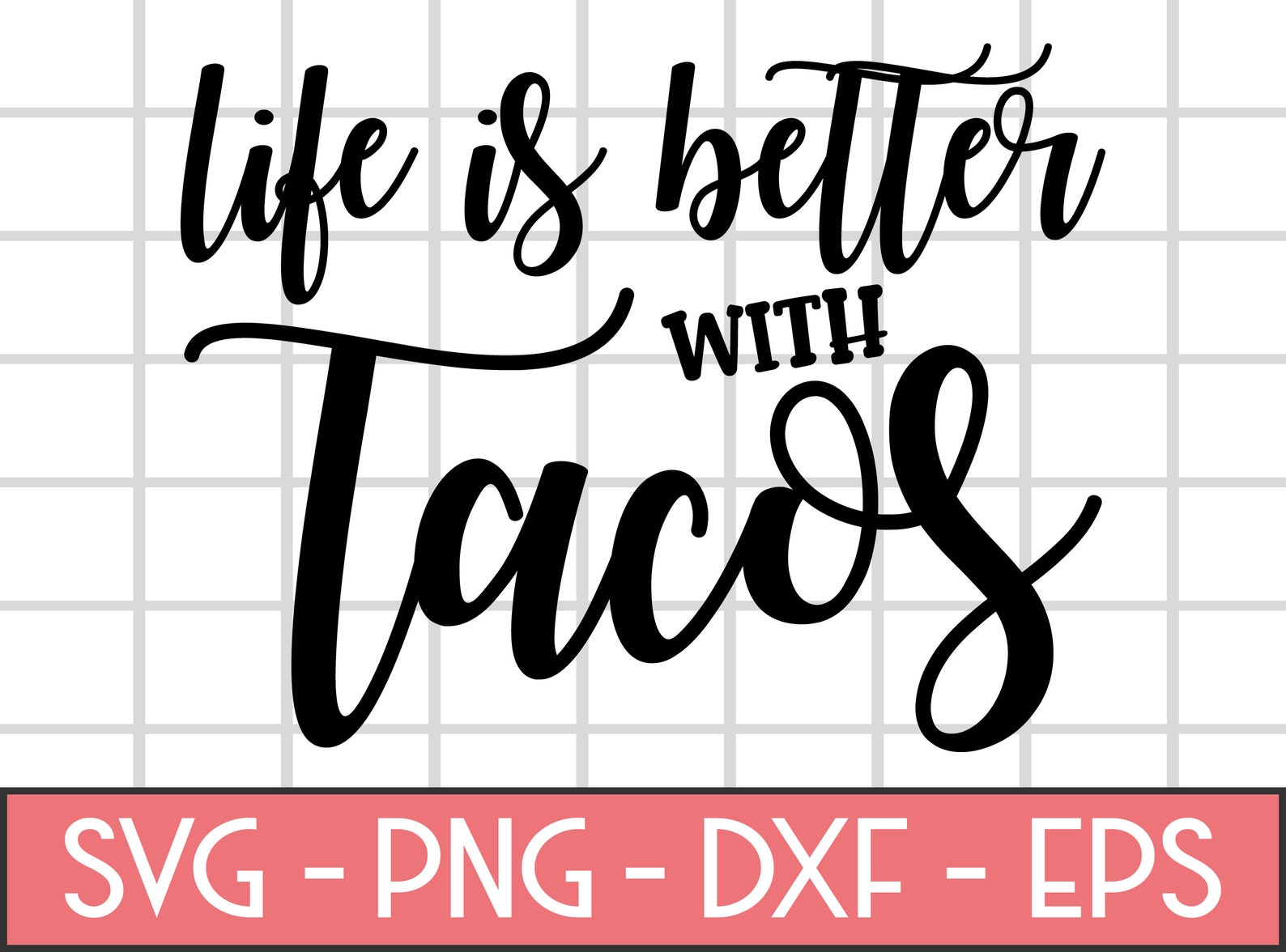 Cute Tacos Svg Taco Saying Svg Taco Svg for Pot Holder DXF - Etsy