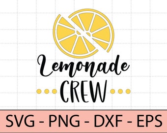 Lemonade Crew Svg | Etsy