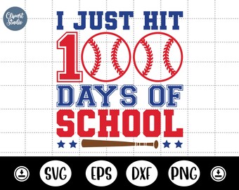 100 Days Baseball Png - Etsy