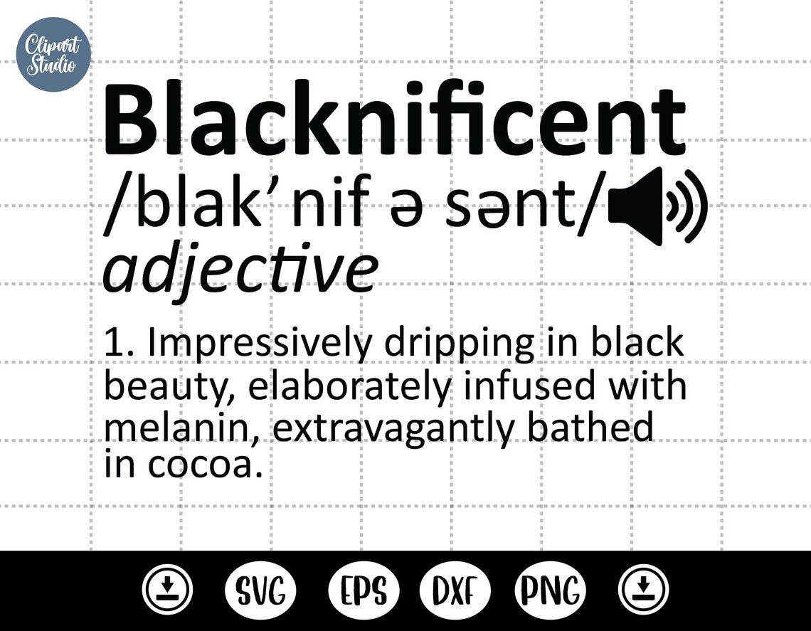 Blacknificent Svgblack Queen Svgblack Culture Svgafrican - Etsy