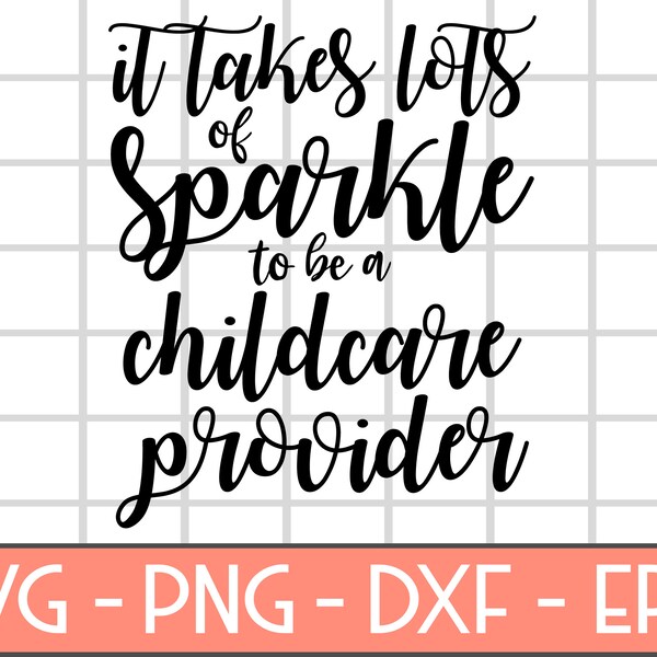 Childcare Provider Svg - Etsy