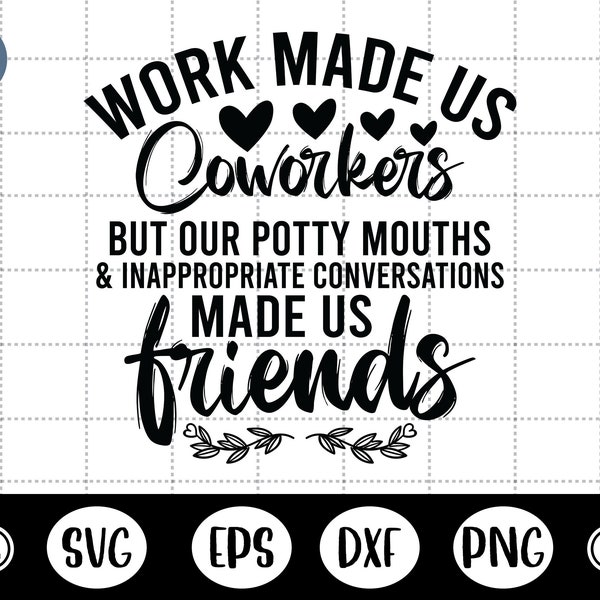 Work Bestie Svg - Etsy Canada