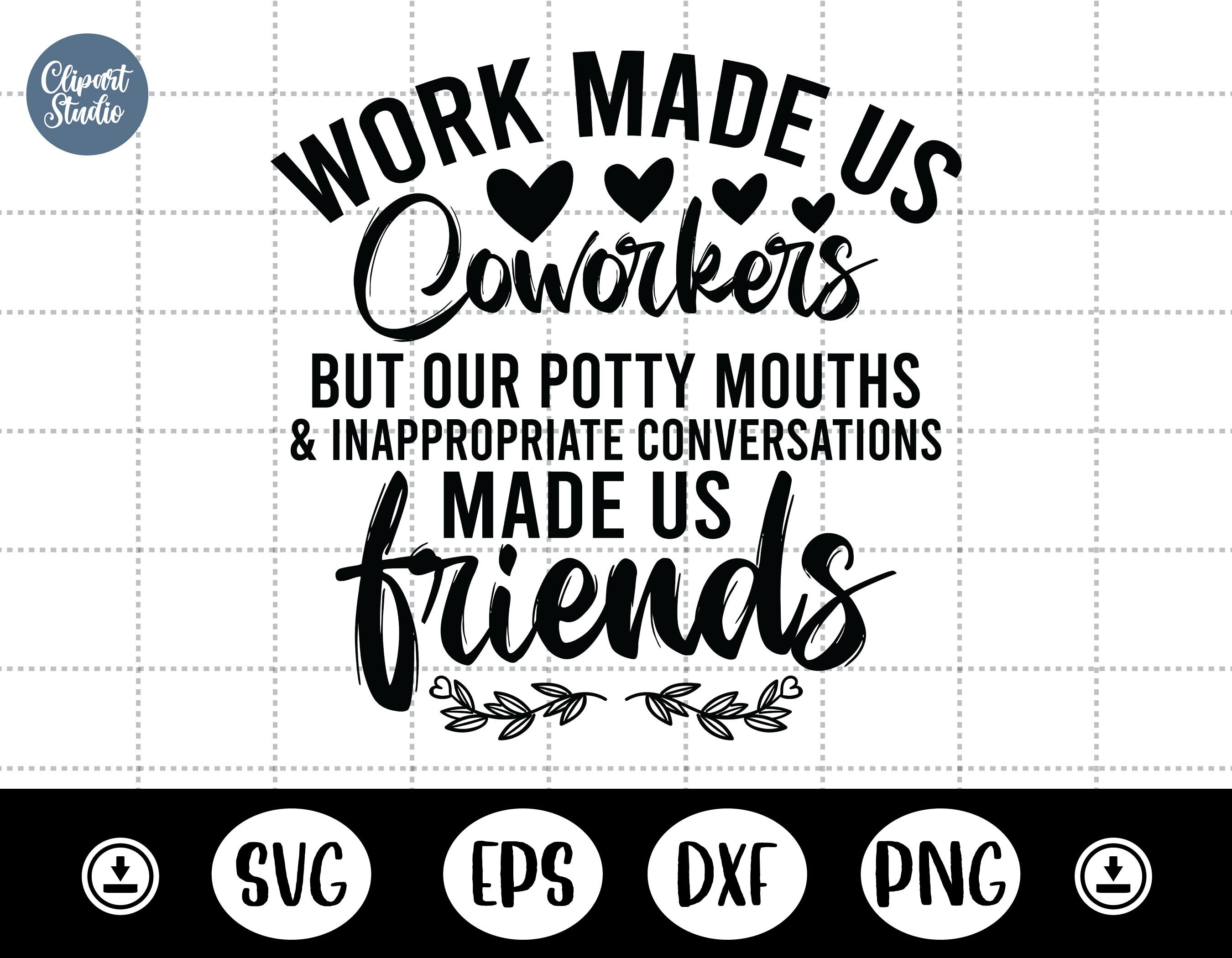 Work Made Us Coworkers Svgcoworker Giftcolleagueswork - Etsy