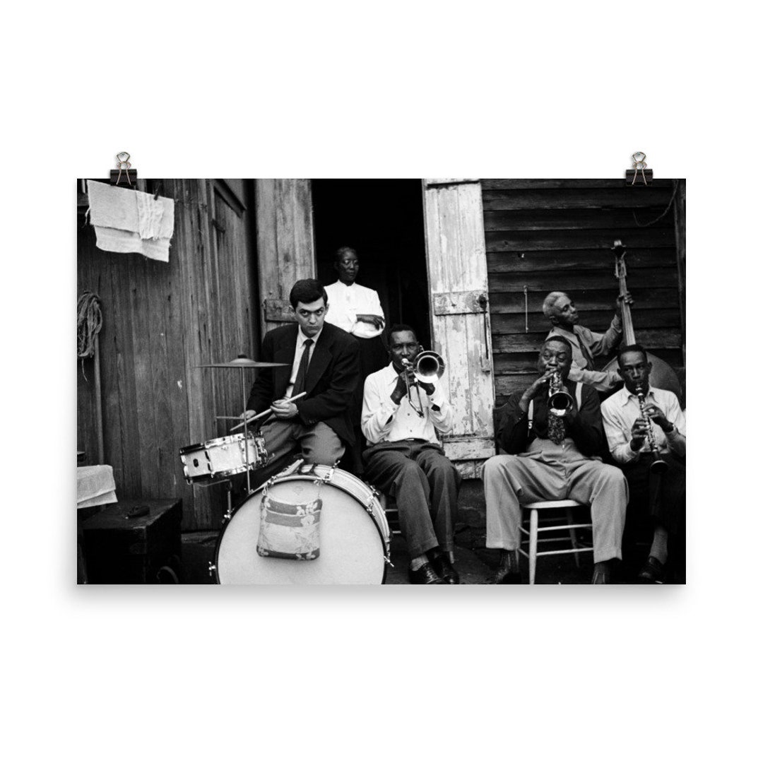 Stanley Kubrick and Band Playing Jazz Black and White Photo Museum ...
