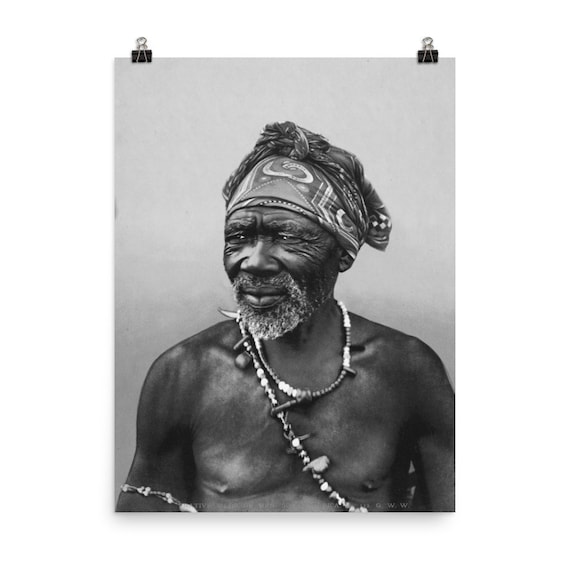 African Zulu Warrior Drawing