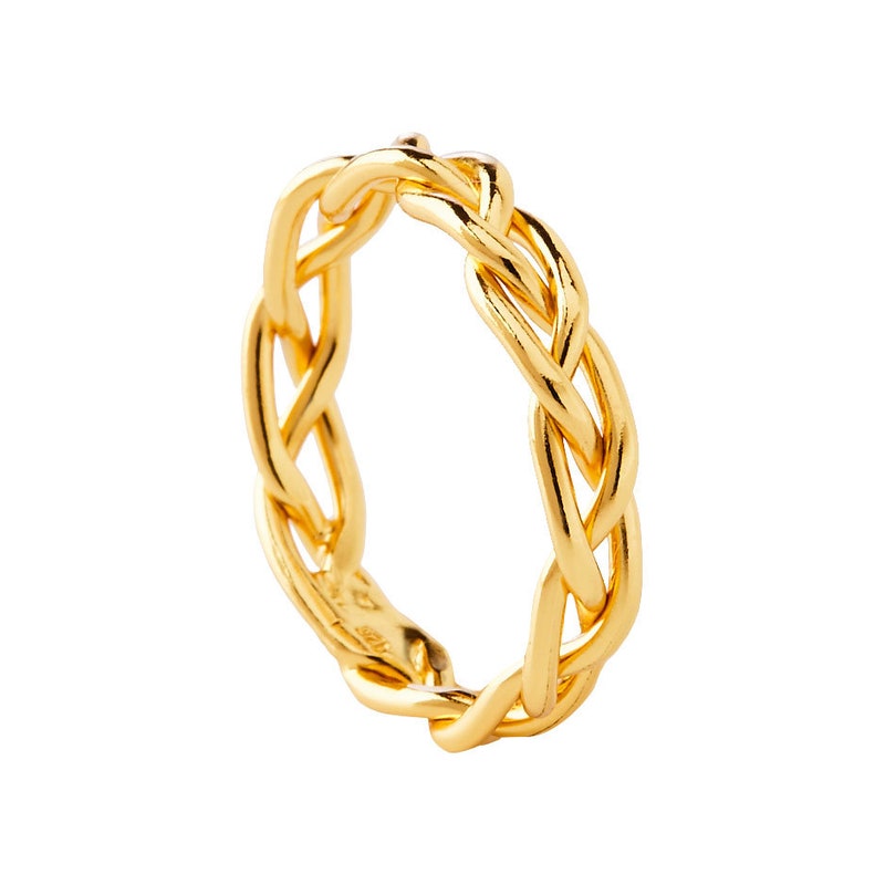 Gold Twisted Ring - Etsy