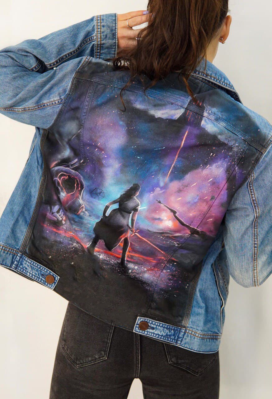 Custom Denim Jacket Custom Jean Jacket With Art Painted | Etsy