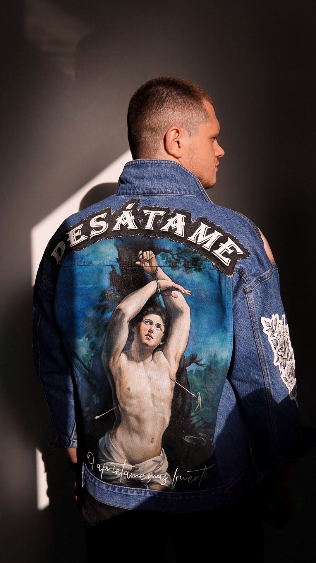 Personalized Hand-painted Jean Jacket: Custom Portrait Denim - Etsy