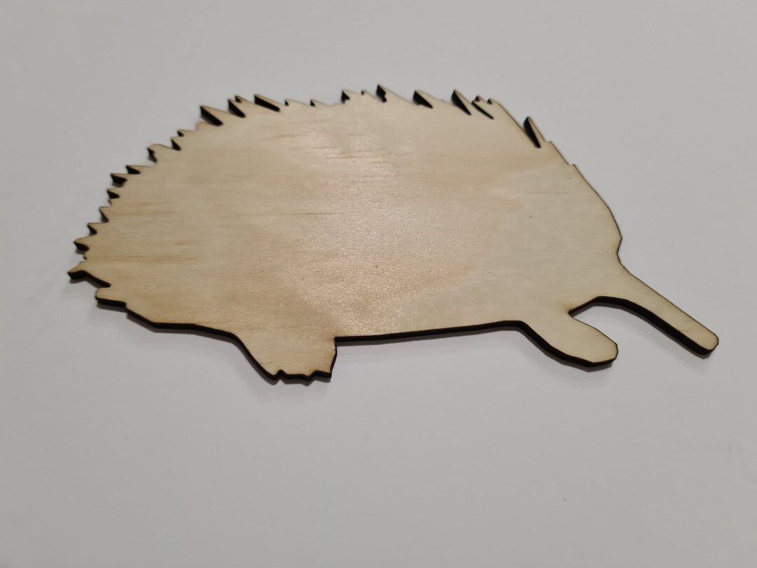 BULK 3mm Timber Ply Laser Cut Australian Animal Echidna Shape Blanks ...