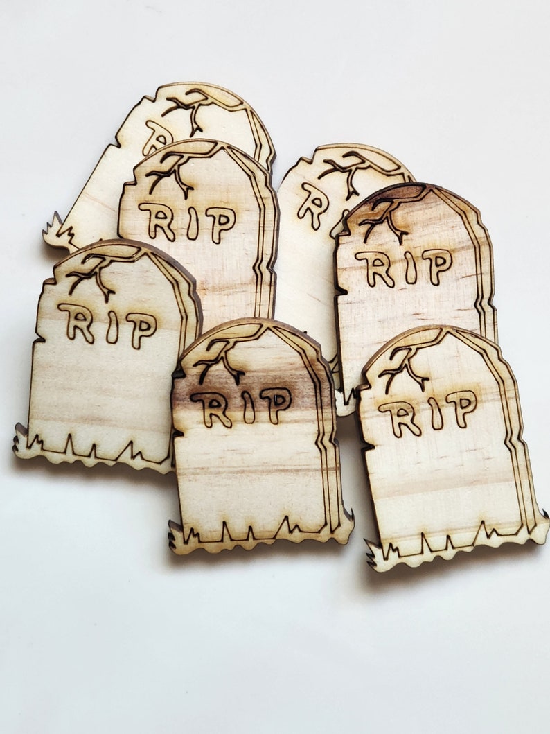 BULK 3mm Timber Ply Wood Laser Cut Headstone Gravestone Tombstone Grave ...