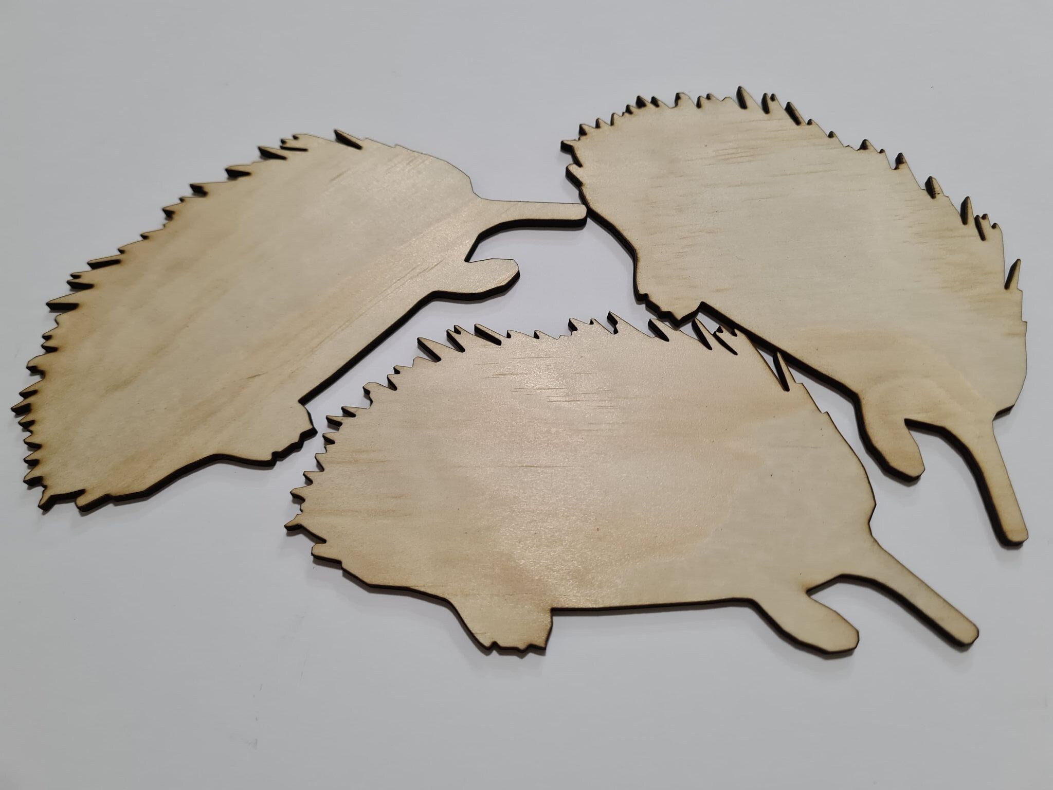 BULK - 3mm Timber Ply Laser Cut Australian Animal Echidna Shape Blanks ...