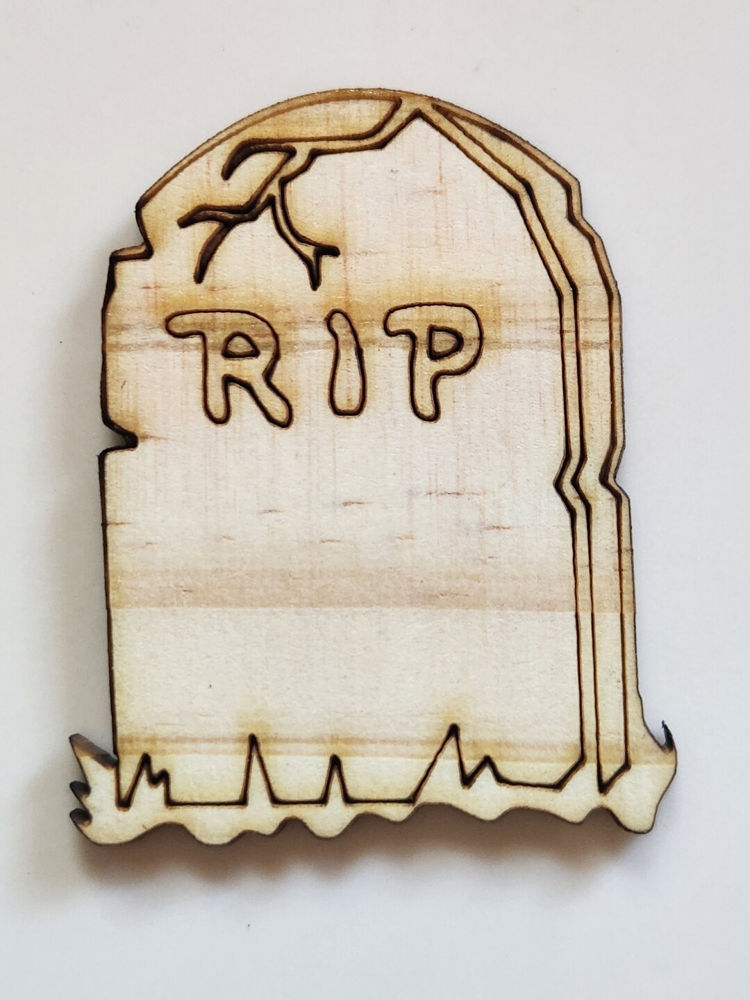 BULK 3mm Timber Ply Wood Laser Cut Headstone Gravestone Tombstone Grave ...