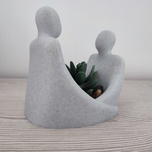 Eternal Hug: Planter That Celebrates Love and Connection. Hugging ...