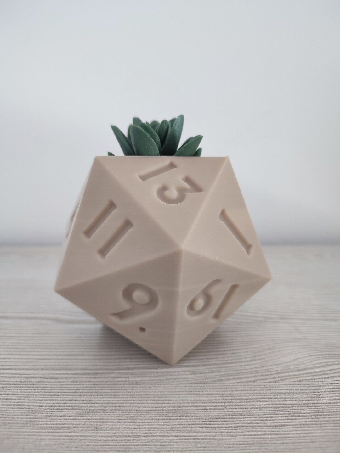 D20 Dice Planter From Games Living Room Decor Succulent Planter Gamer ...