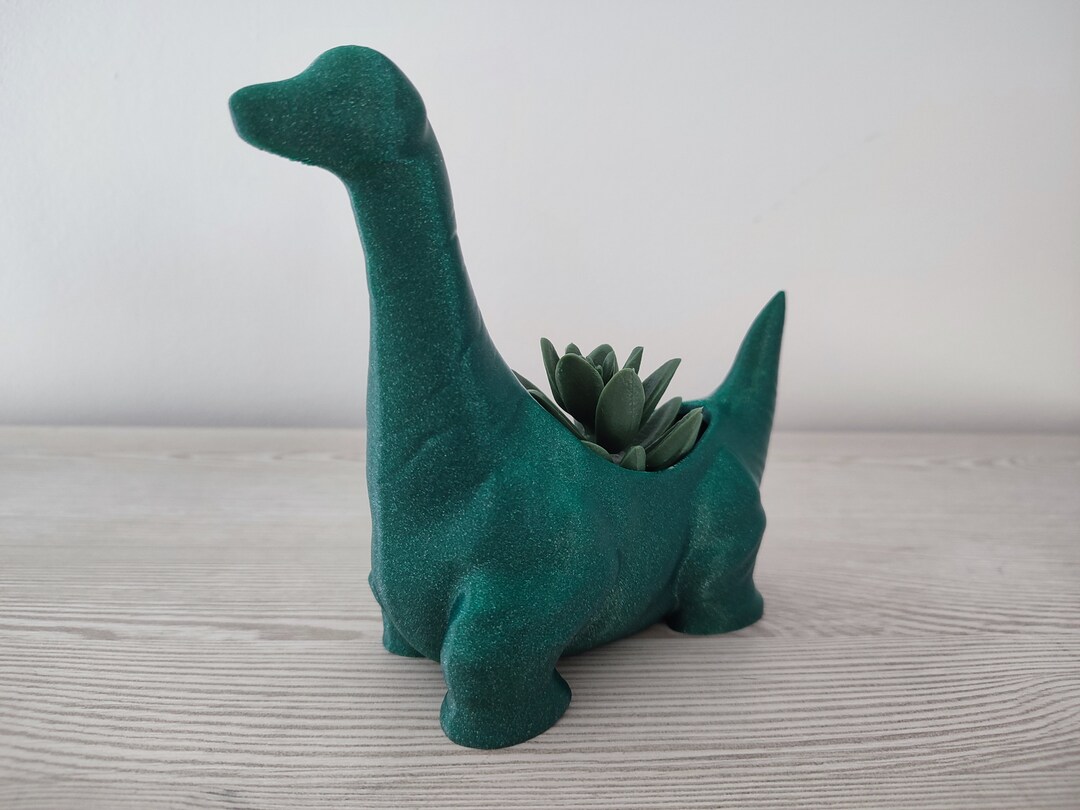 Diplodocus Dinosaur Pot - Fun Decor - Succulent Planter - Original Pot ...