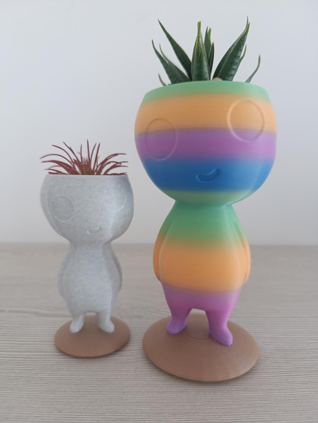 Chubby Standing Kodama Planter - Forest Spirit Decor – Handmade ...