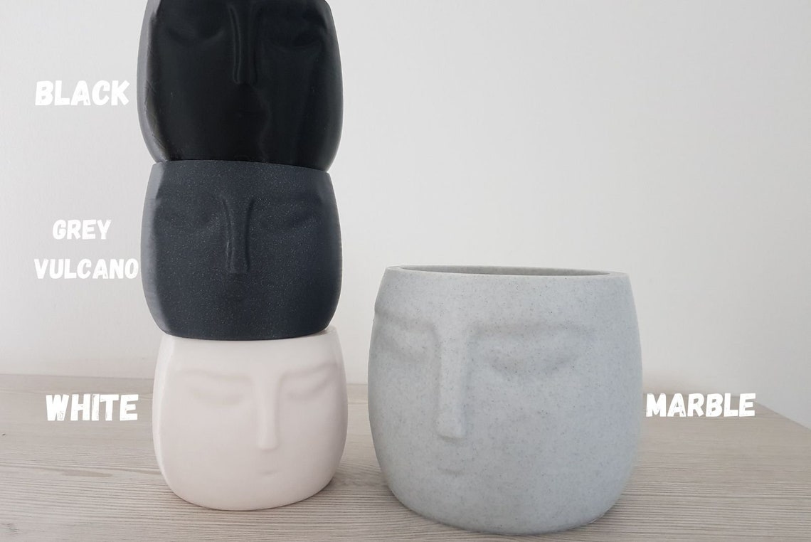 Face Planter pot Home Decor Storage Pot Organizer | Etsy