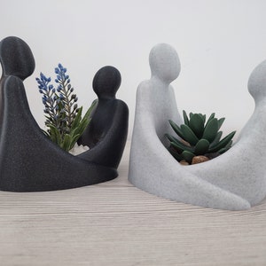 Eternal Hug: Planter That Celebrates Love and Connection. Hugging ...