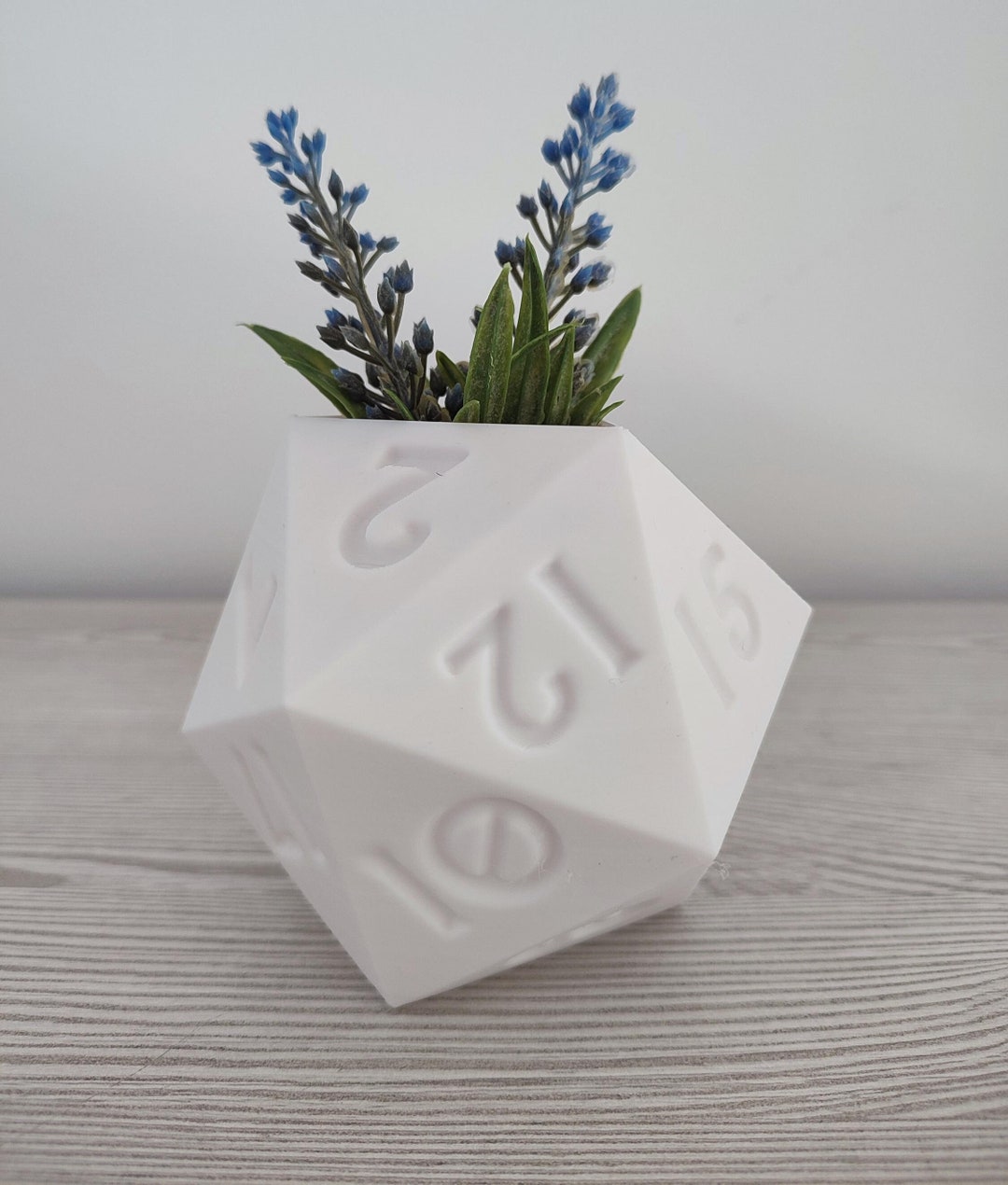 D20 Dice Planter From Games - Living Room Decor - Succulent Planter ...