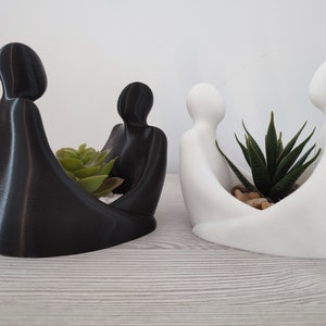 Eternal Hug: Planter That Celebrates Love and Connection. Hugging ...