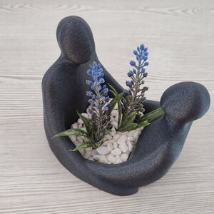 Eternal Hug: Planter That Celebrates Love and Connection. Hugging ...