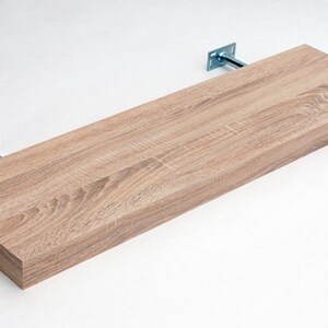 Large Oak Floating Shelf Kit 1500x300x50mm - Etsy UK