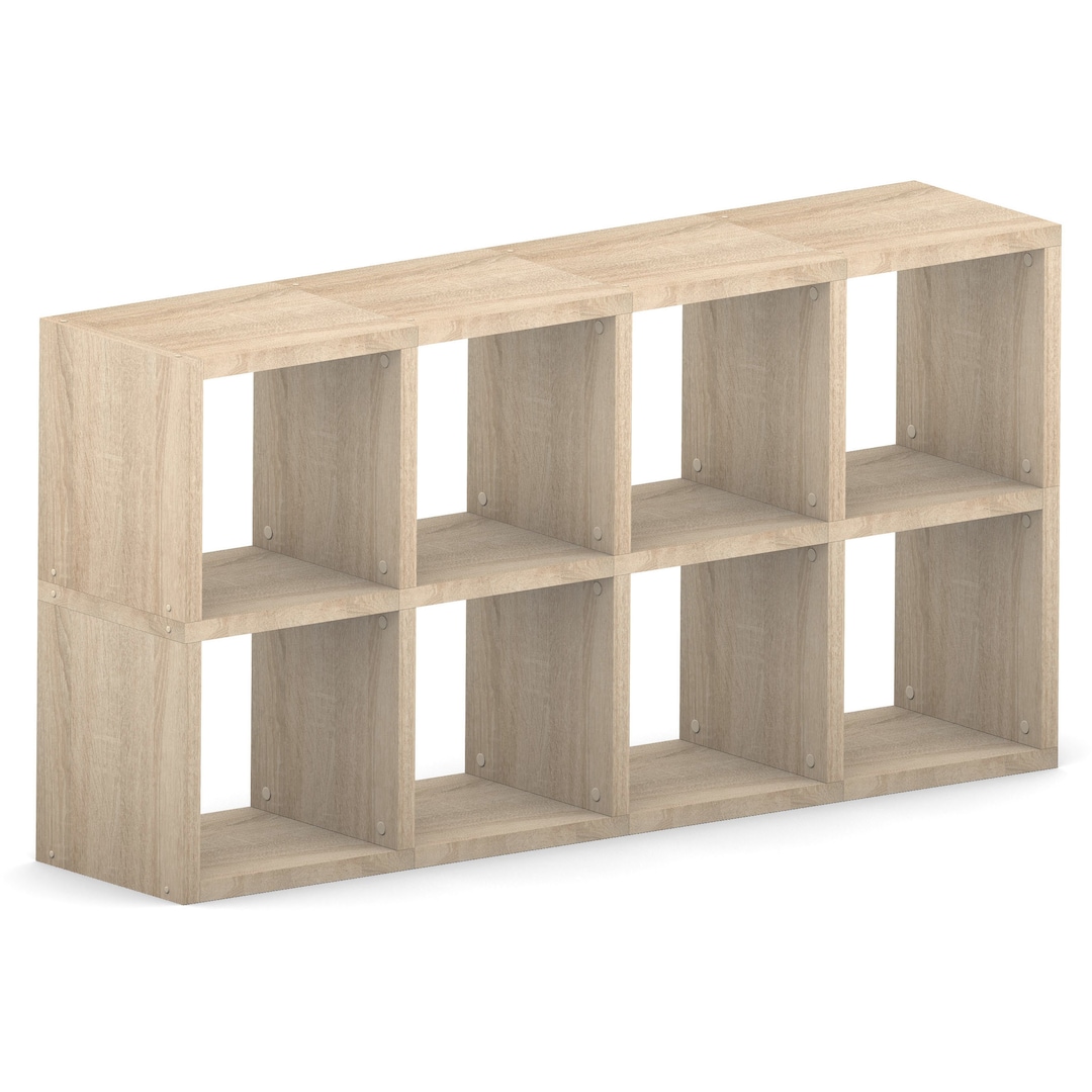 Modular 8 Cube Oak 1452l X 760h X 328d - Etsy UK