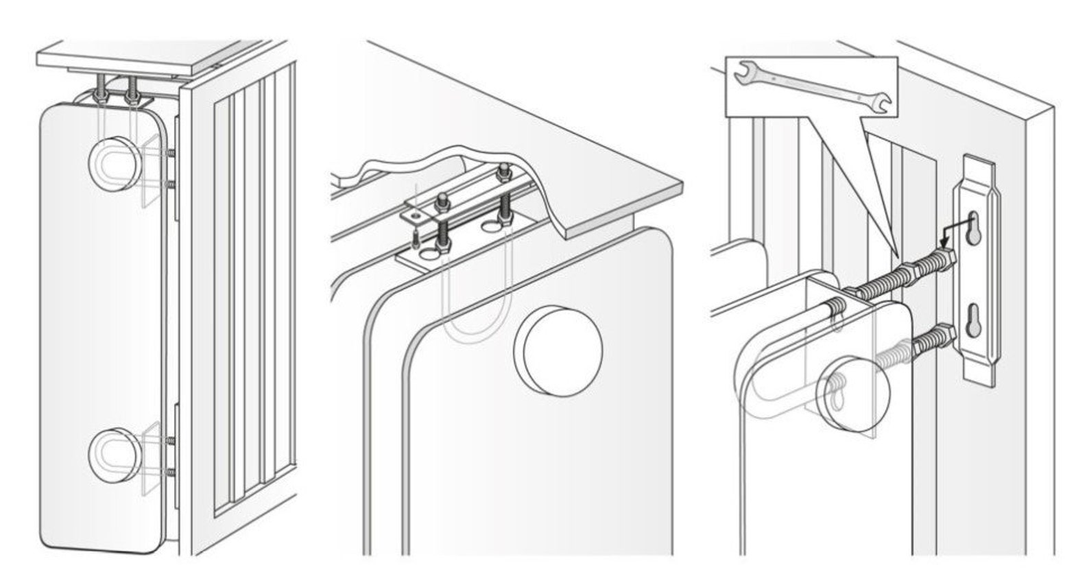 Radiator Hook Bracket each - Etsy UK