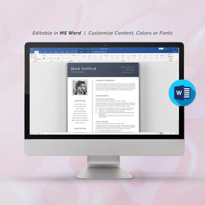 Computer Engineer Resume Template Canva and MS Word, Engineering Resume ...