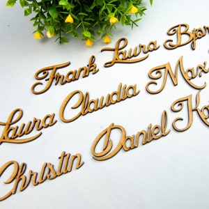 Personalized Wedding Place Name Place Setting Name Wedding - Etsy UK