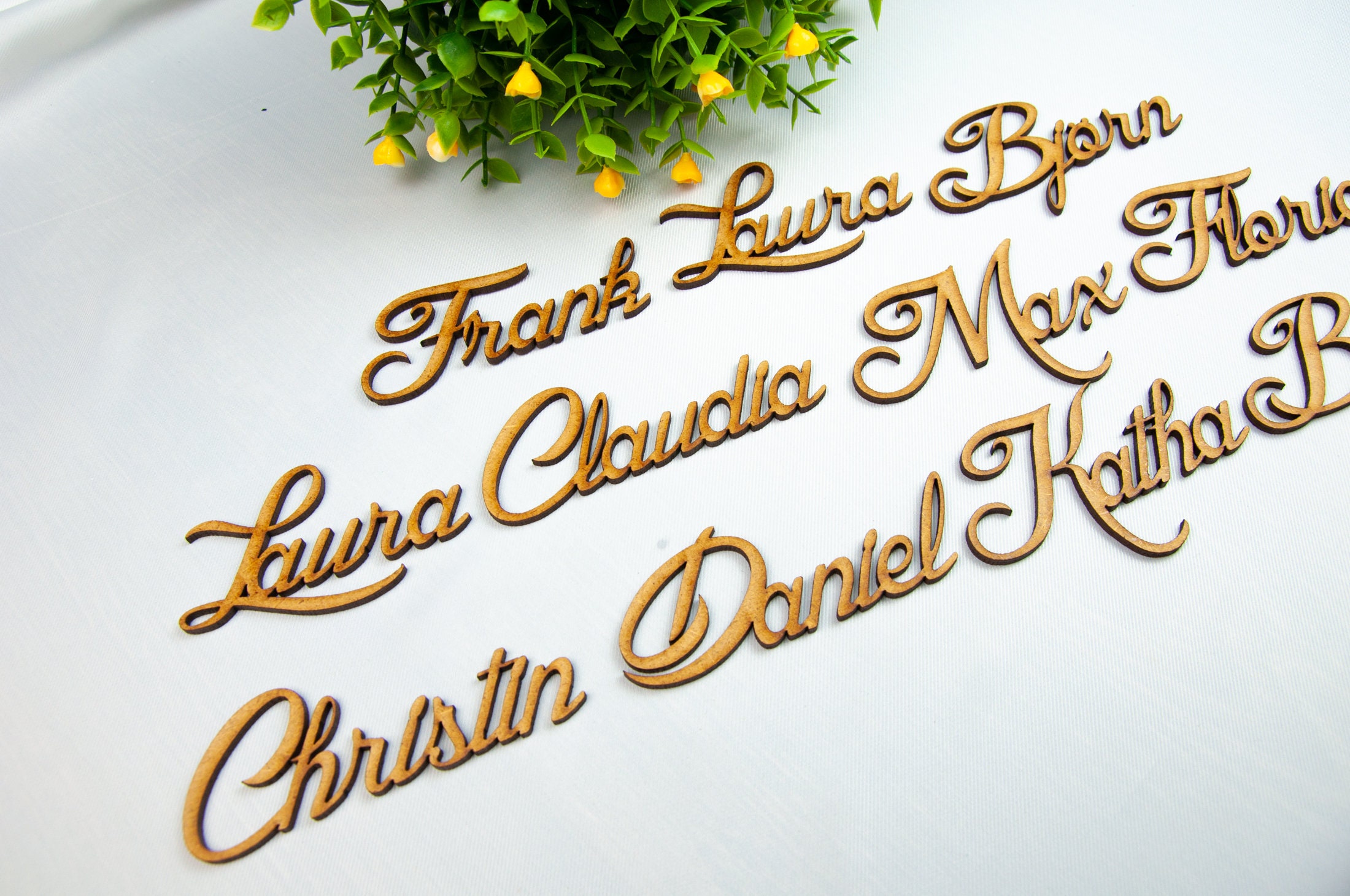 Personalized Wedding Place Name Place Setting Name Wedding | Etsy UK