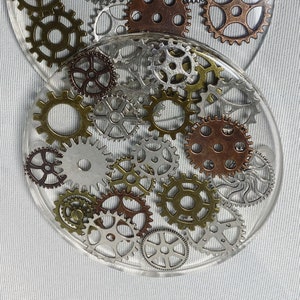 Steampunk Coasters, Housewarming Gift, Novelty Coasters, for Dad, Gift ...