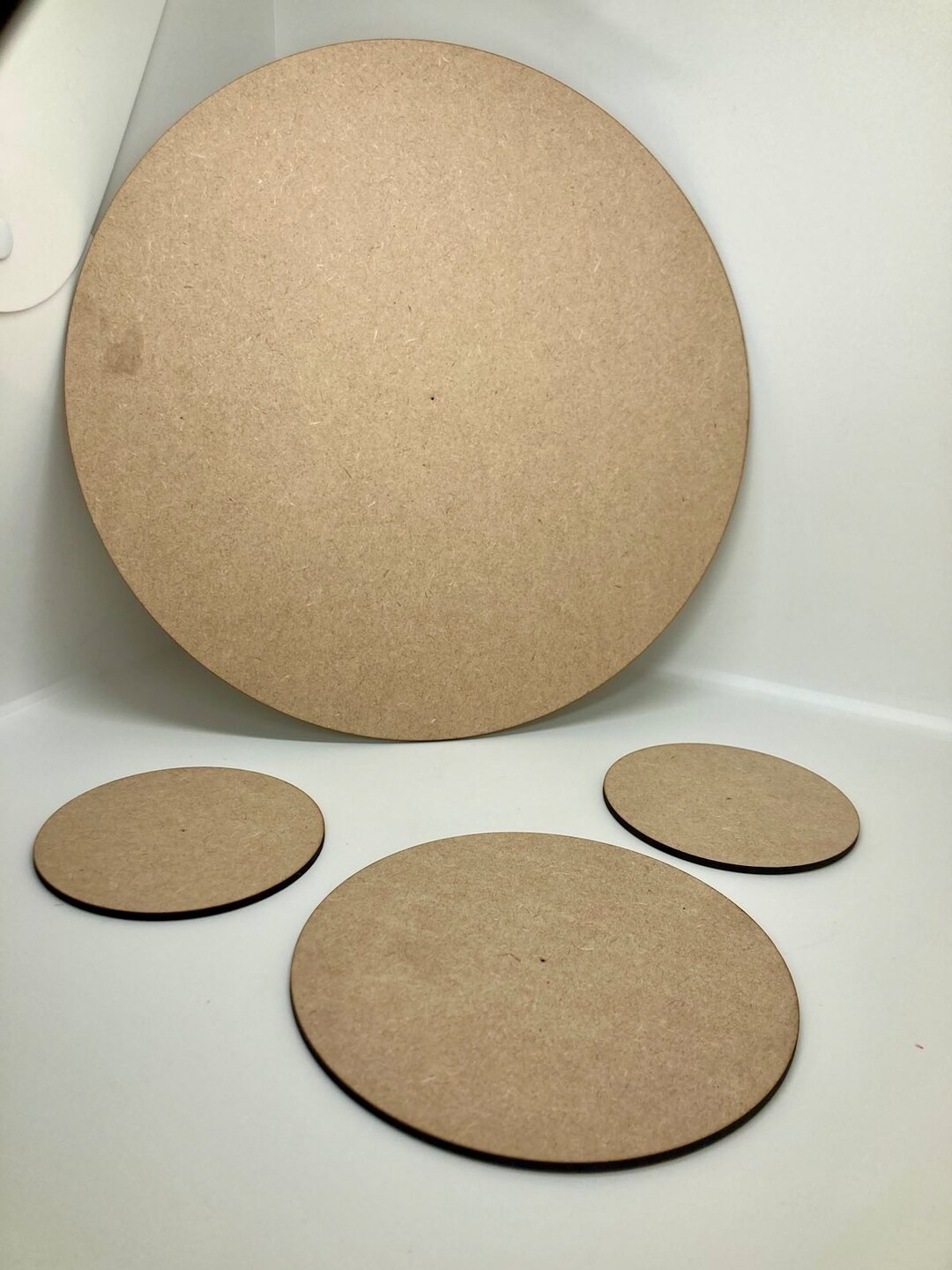 Wooden MDF Circles - Plain Laser Cut Blanks - Round Craft Shapes ...