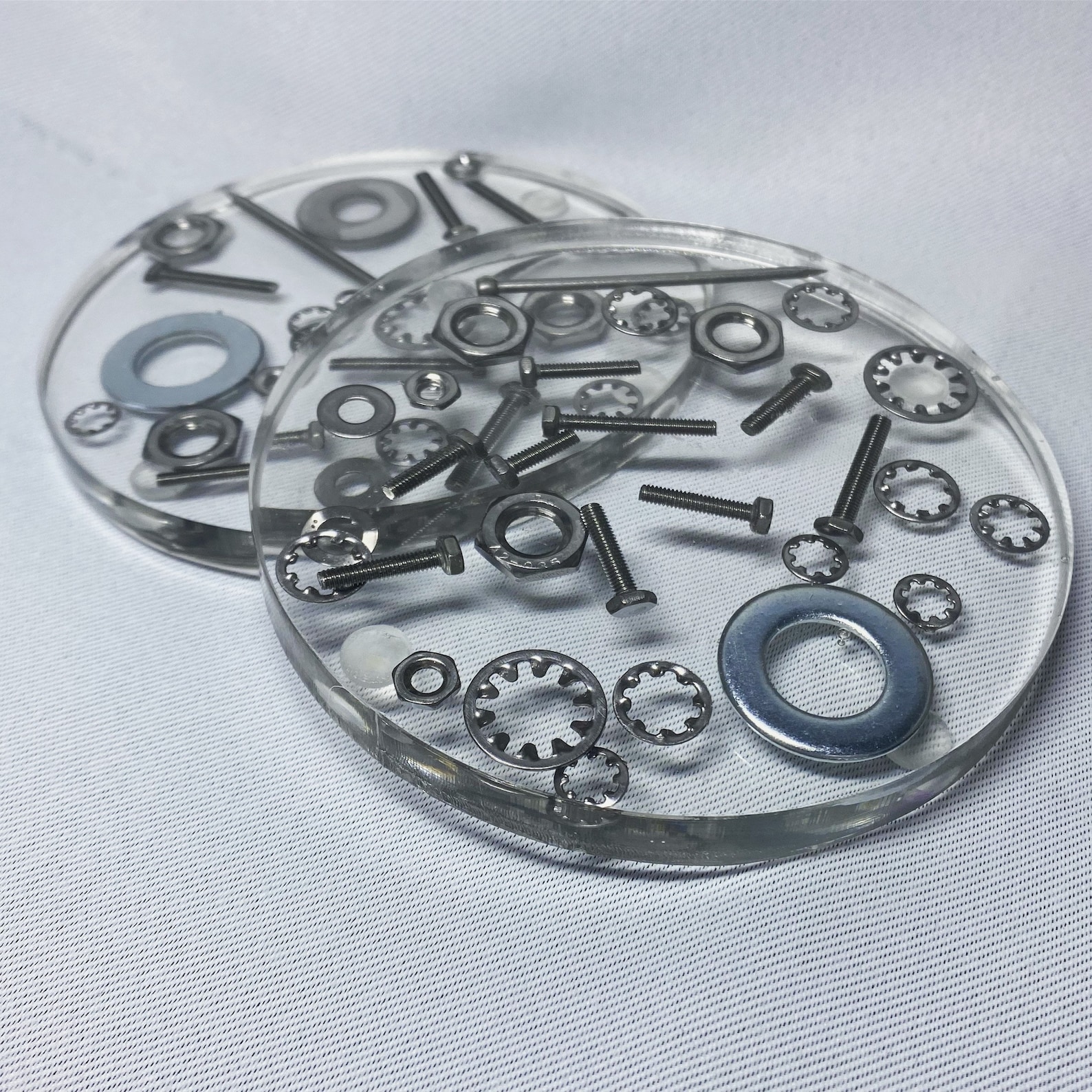 Nut and Bolt Coasters Housewarming Gift Novelty Coasters | Etsy UK