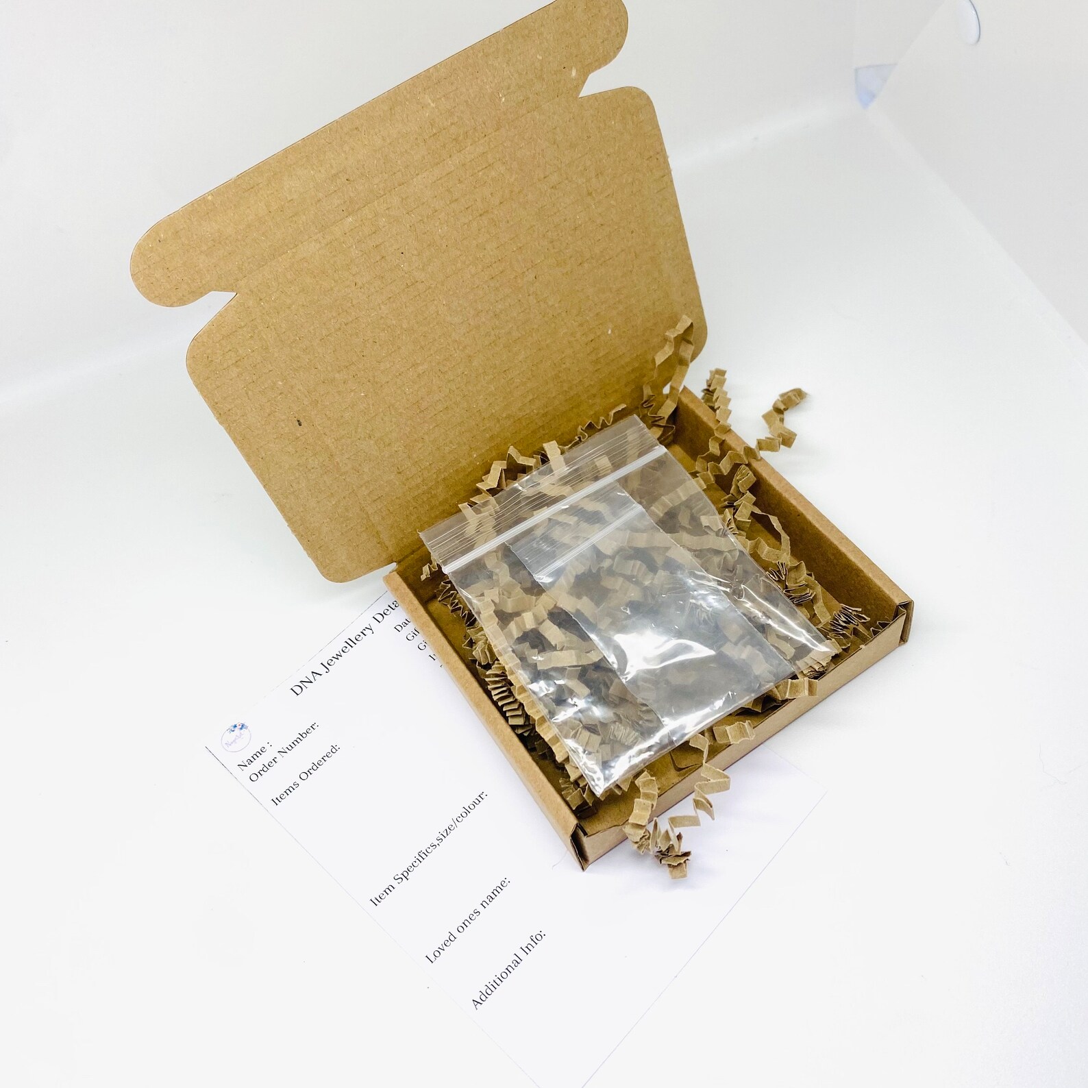 DNA and Cremation Packing Kit, Cremation Jewellery , Baby Loss Keepsake ...
