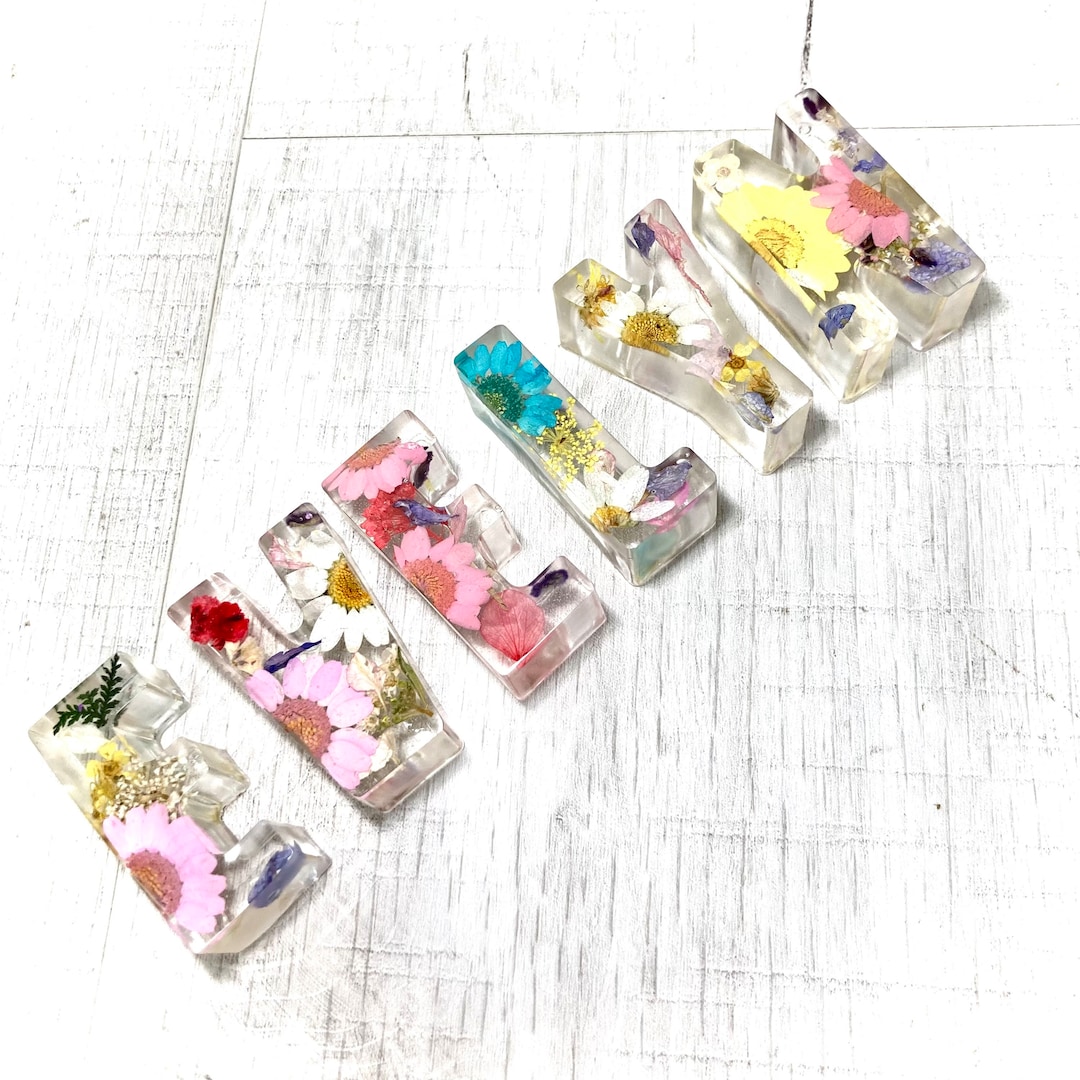 Personalised Gift for Her, Floral Letters, Gift for Mum, Grandma Gift ...