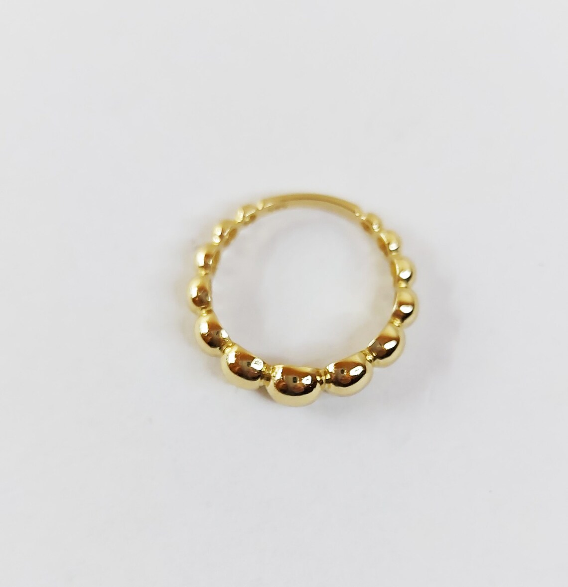 14K Solid Gold Ball Ring Gold Bubble Jewelry Multiball - Etsy
