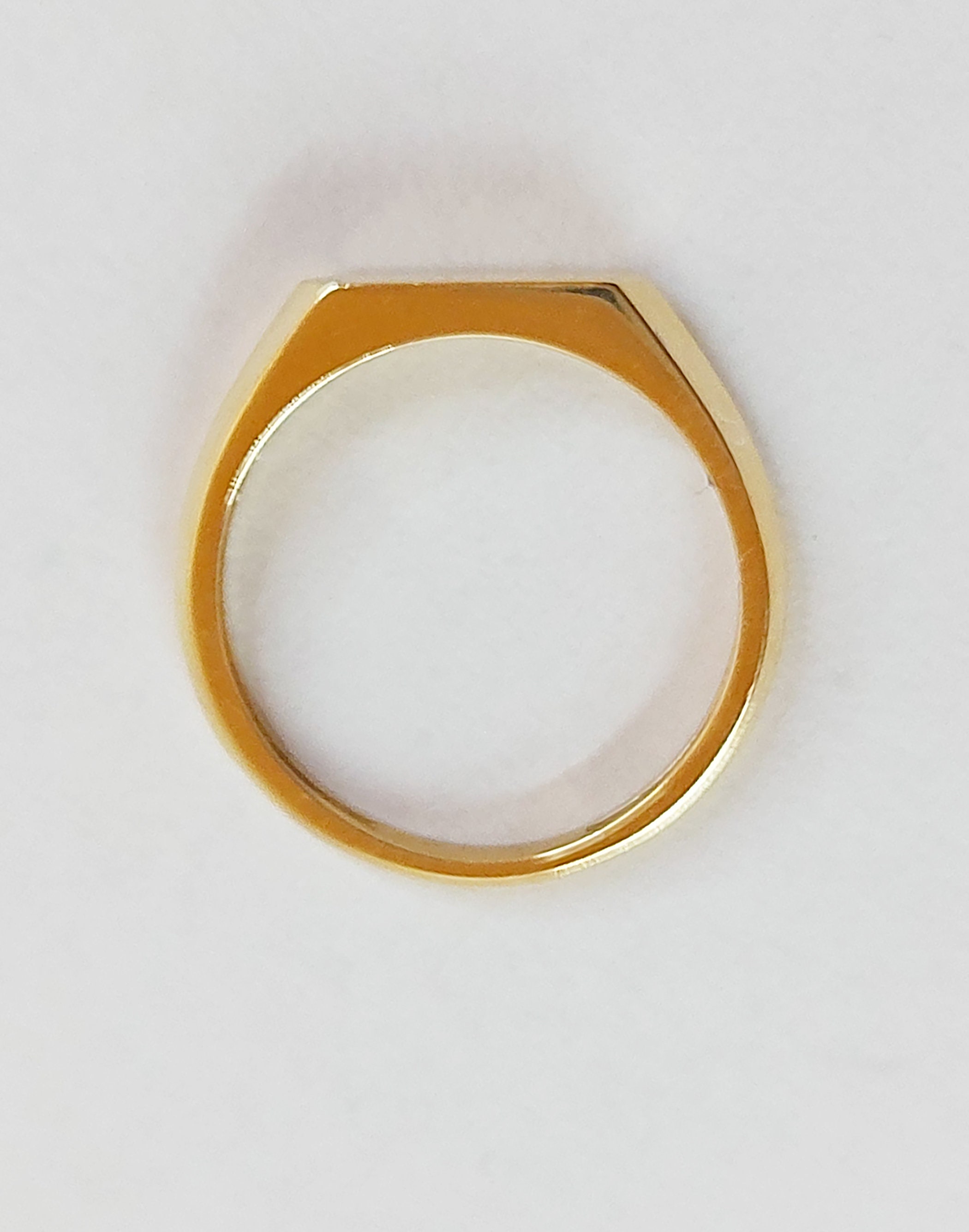 Handmade 14K Solid Gold Pinky Ring Gold Signet Ring Gift - Etsy