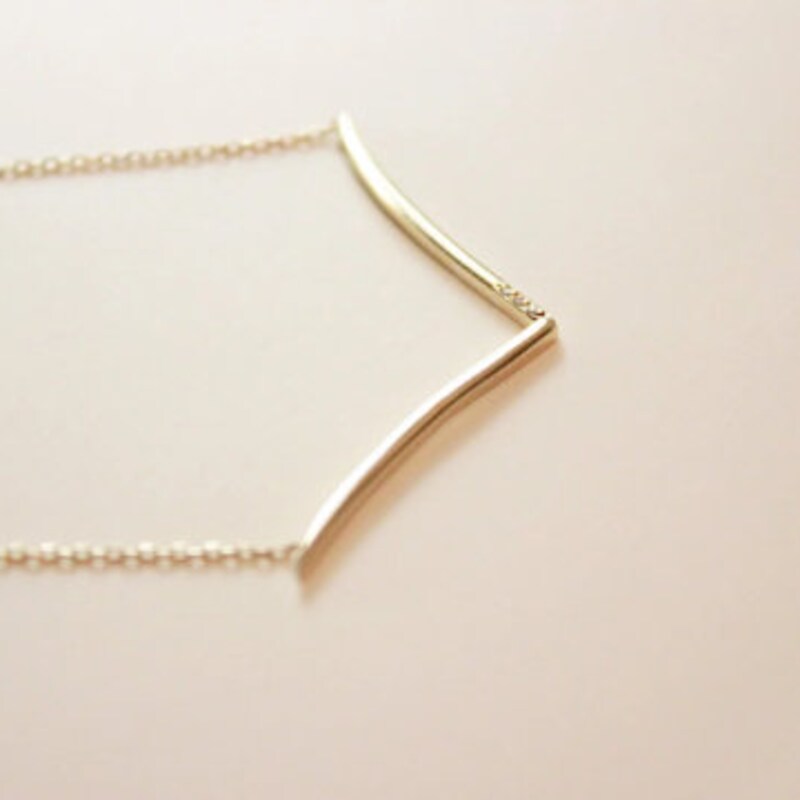 Chevron Necklace - Etsy