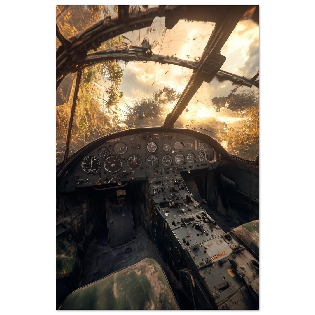 Warplane Metal Poster - Etsy