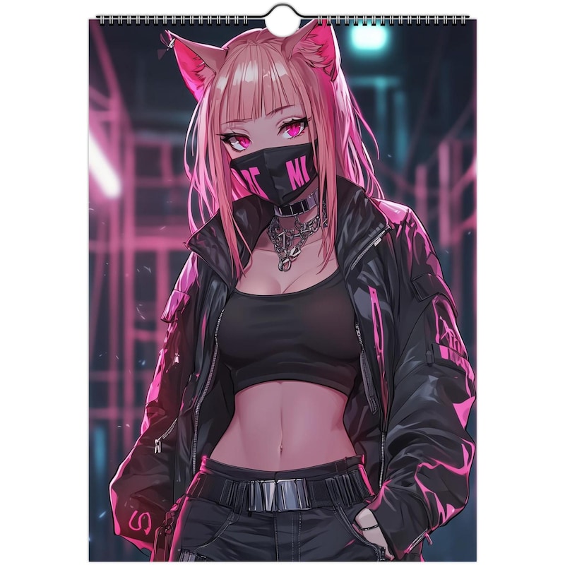 Anime Cat Girl Calendar - Etsy