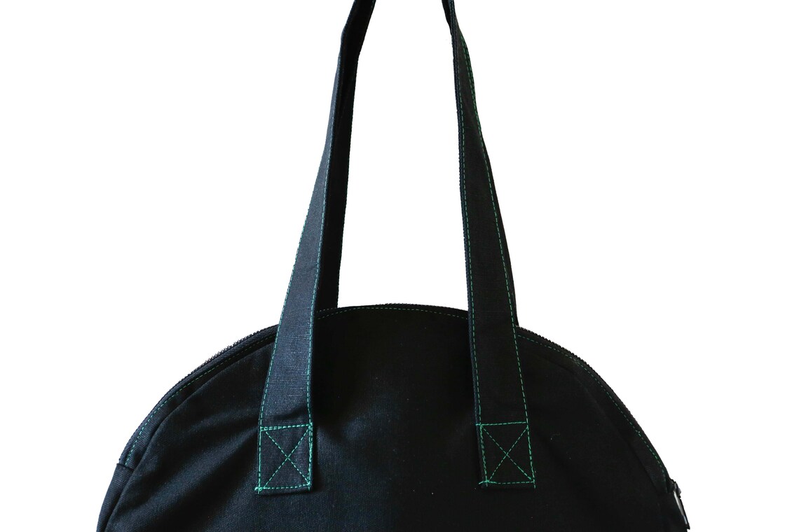 Circle Canvas Tote Bag - Etsy